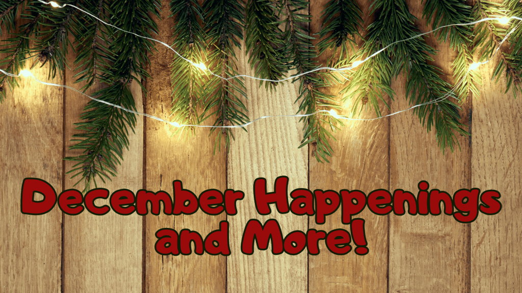 December Happenings - Writing from Walsh Mountain
